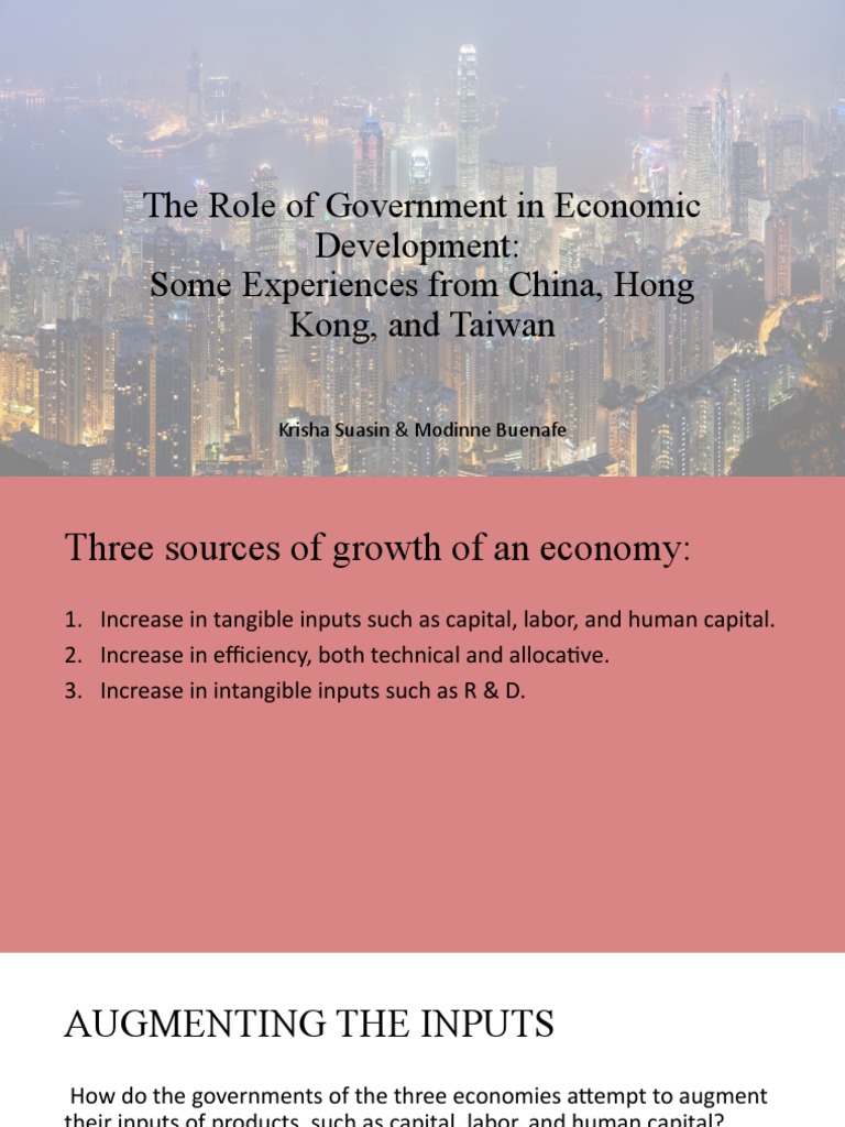 The Role of Government in Economic Development | PDF | Labour Economics ...