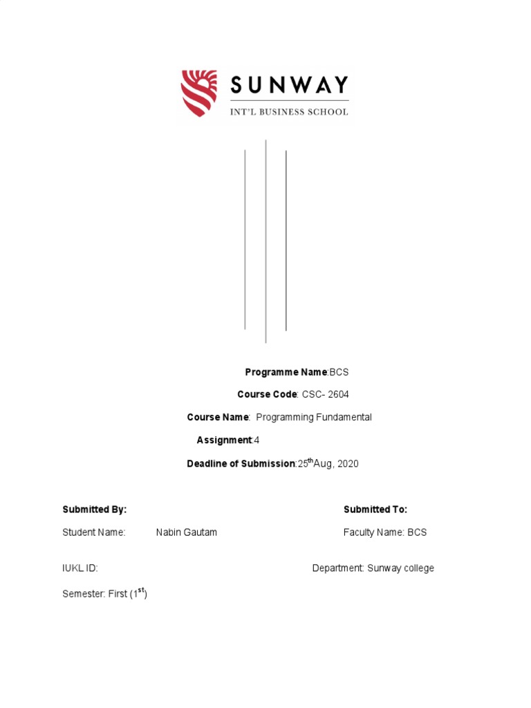 Assignment Of Array Labsheetjava Pdf Integer Computer Science