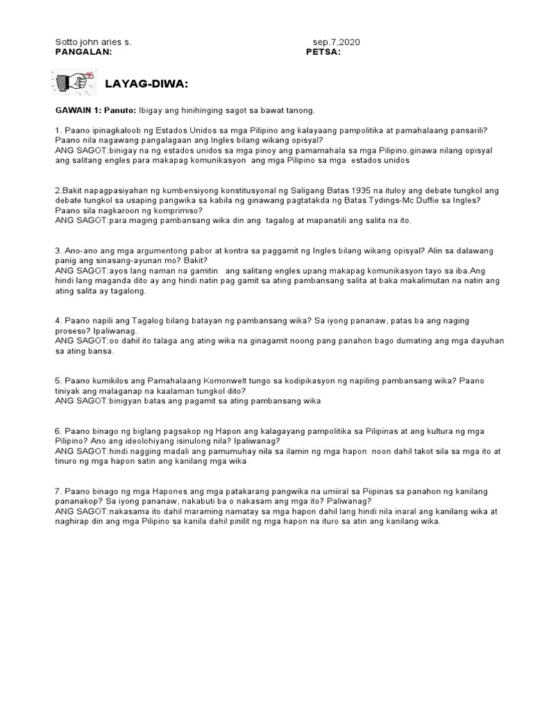 Act. 1 LAYAG-DIWA | PDF