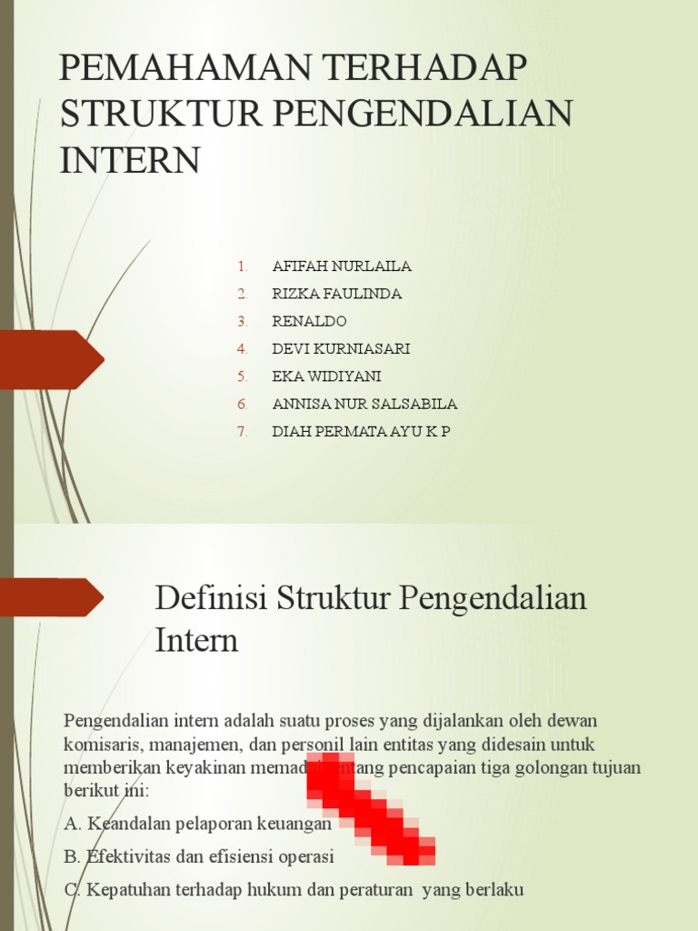 Struktur Pengendalian Intern | PDF