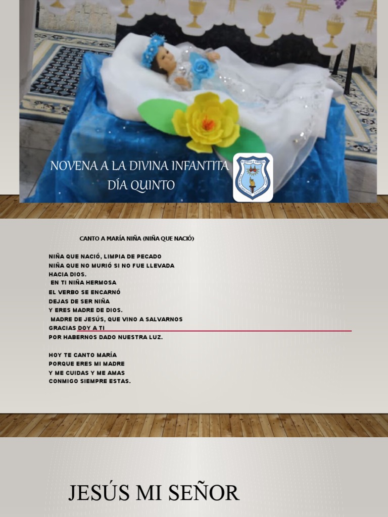Novena a la Divina Infantita: Día Quinto | PDF | María, madre de Jesús ...