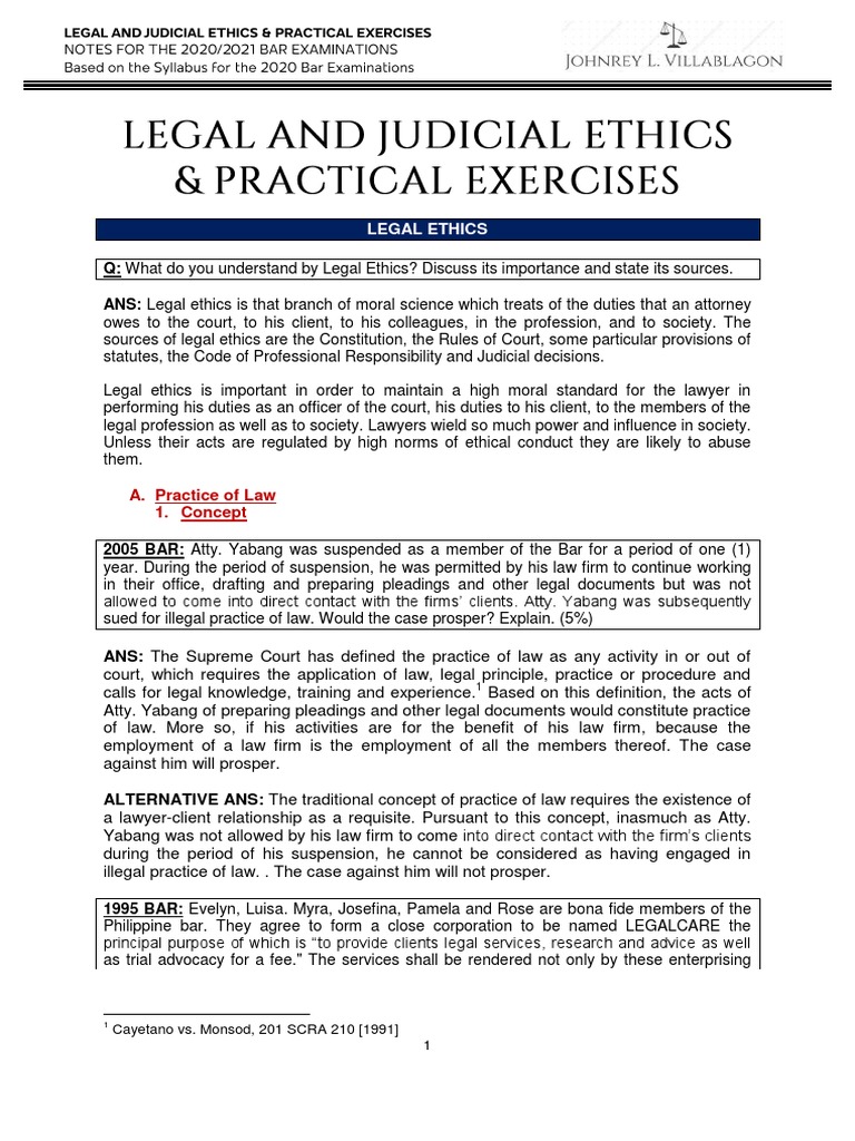 2021 OBSOR Ethics | PDF | Lawyer | Prosecutor