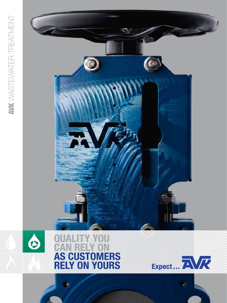 AVK Wastewater Treatment Brochure | PDF | Valve | Sewage Treatment