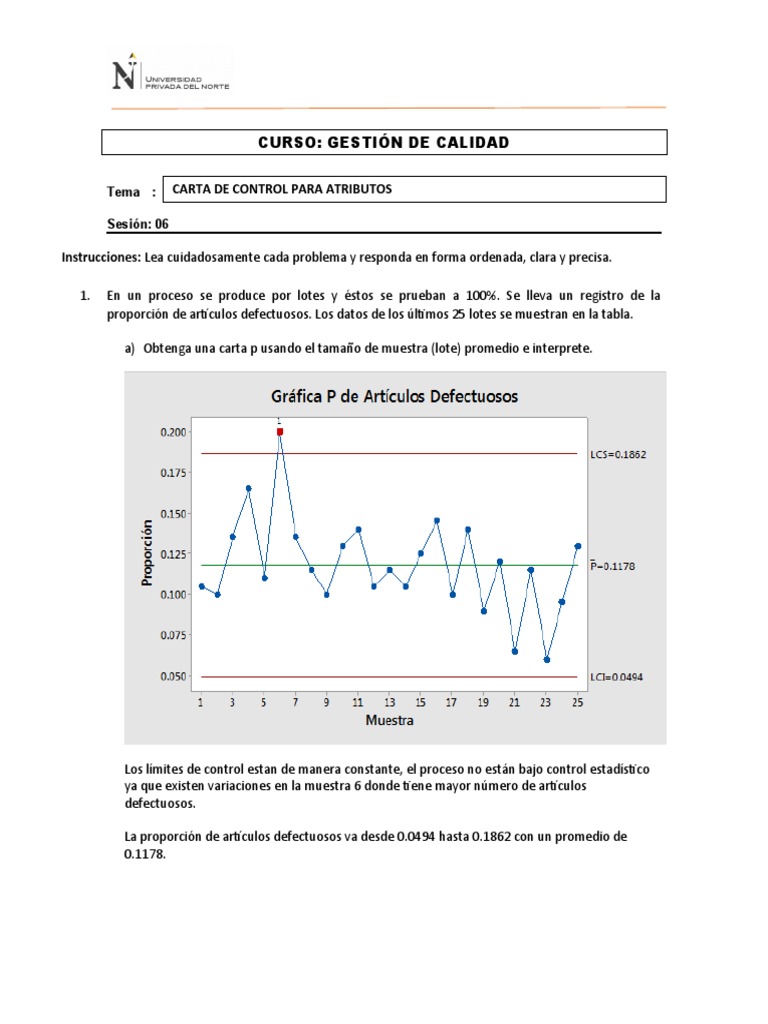 Práctica de Campo 06 Resuelta | PDF | Estadísticas | Desviación Estándar