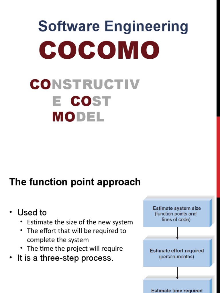 COCOMO Model for Software Estimation | PDF | Computing | Software ...