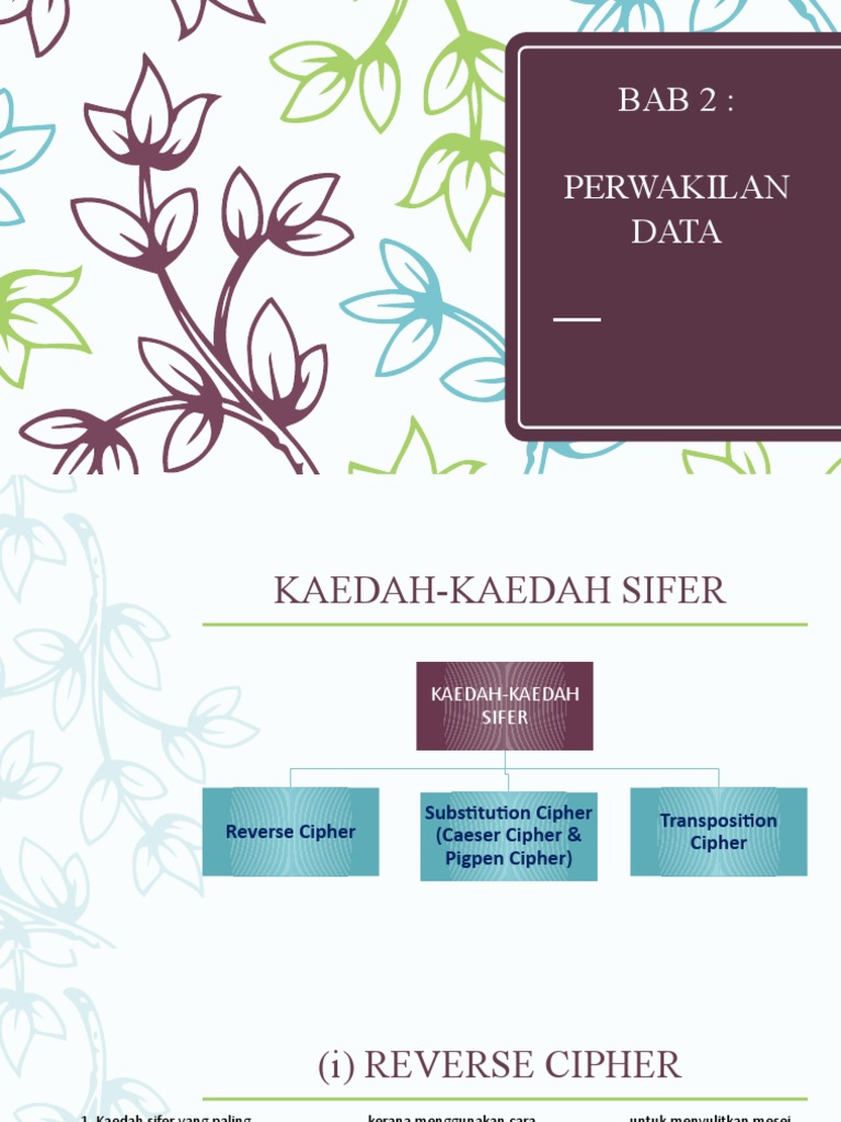 Kaedah-Kaedah Cipher | PDF