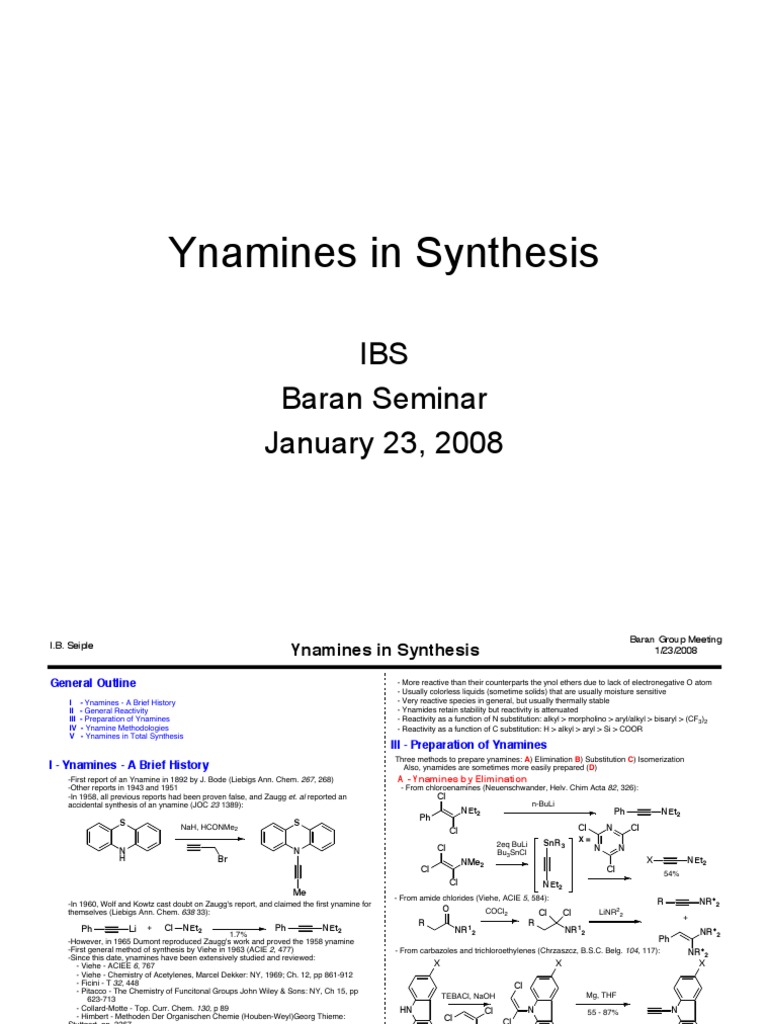 YNAMINES | PDF | Carbon Compounds | Chemical Reactions