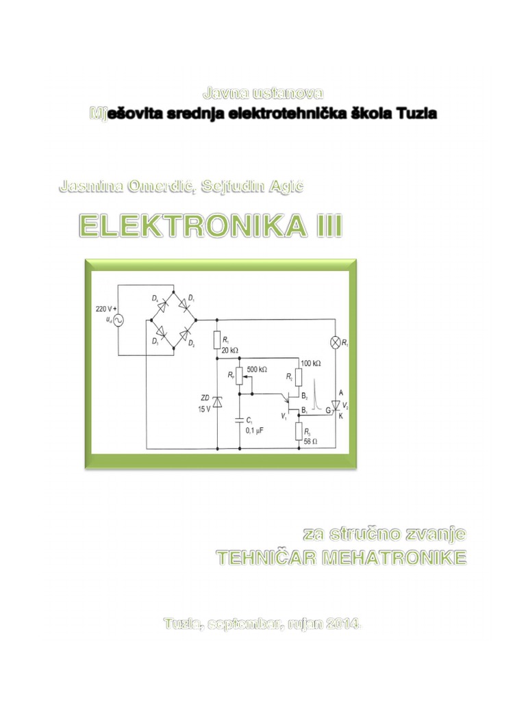Elektronika-III-Tehnicar-mehatronike Prakticna Nastava | PDF