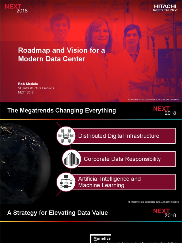 Roadmap Vision For Modern Data Center | PDF | Cloud Computing ...