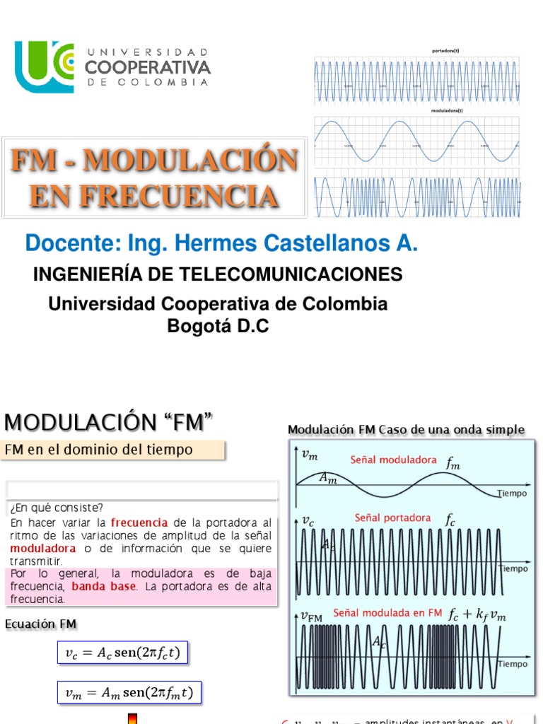 Clase 4. Modulacion FM | PDF | Modulación de frecuencia | Modulación