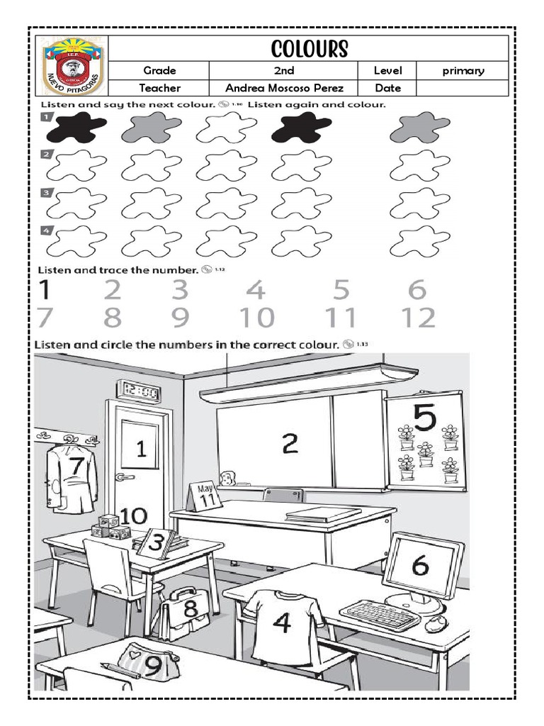 Grade 2nd Level Primary Teacher Andrea Moscoso Perez Date | PDF