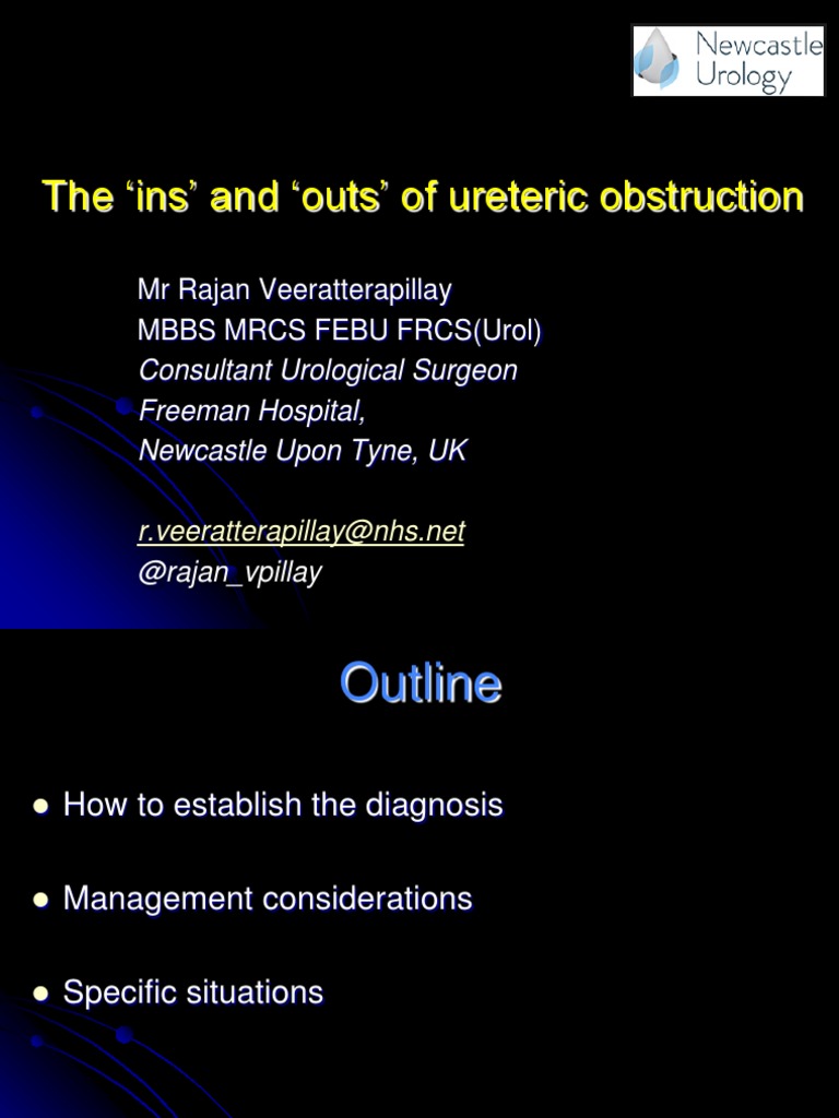 The 'Ins' and 'Outs' of Ureteric Obstruction | PDF | Surgical ...
