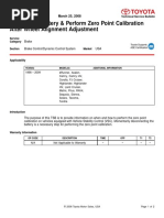 Zero Point Calibration | PDF | Calibration | Vehicles