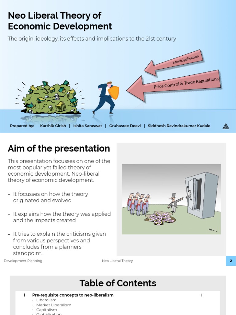 Neo Liberal Theory of Economic Development | PDF | Neoliberalism ...