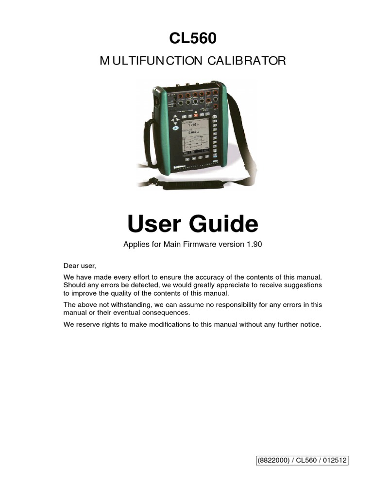 MC5 User Manual | PDF | Battery Charger | Calibration