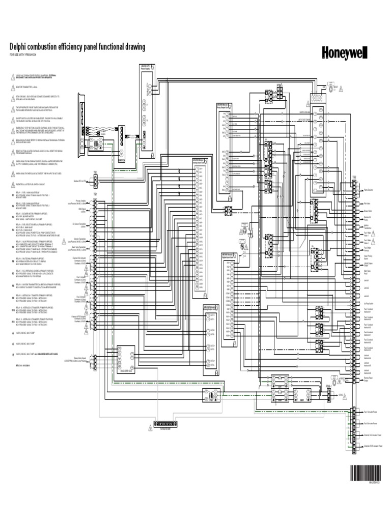 Delphi combustion efficiency panel functional drawing | PDF | Power ...