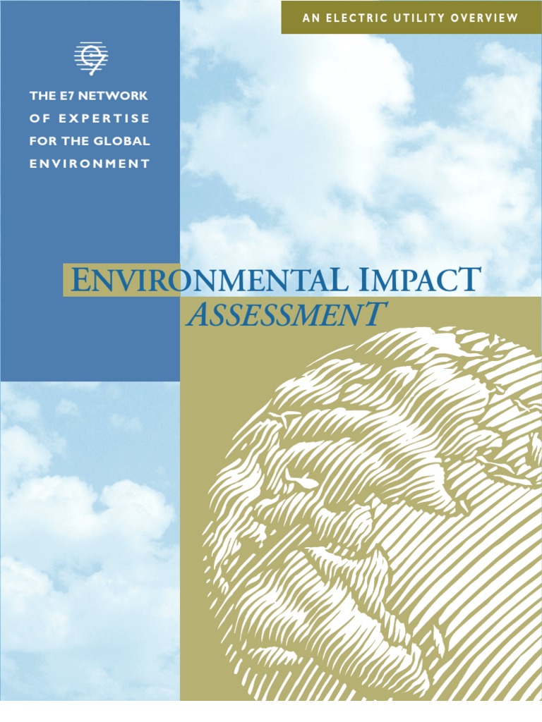 E7 EIA Manual EN | PDF | Environmental Impact Assessment | Electricity Generation