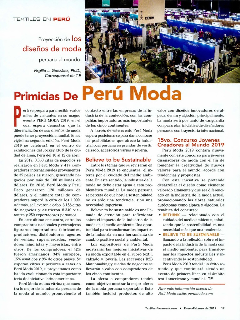 Peru Moda | PDF | Perú | Moda