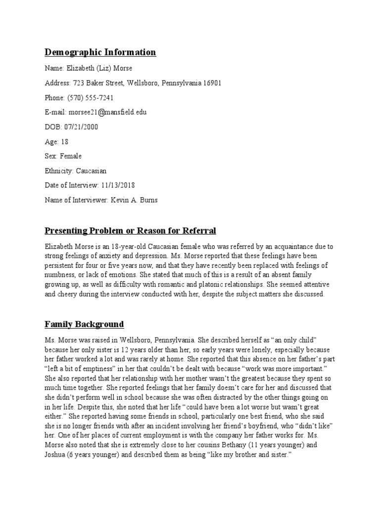 Psychological Assessment Report | PDF | Extraversion And Introversion | Neuropsychology
