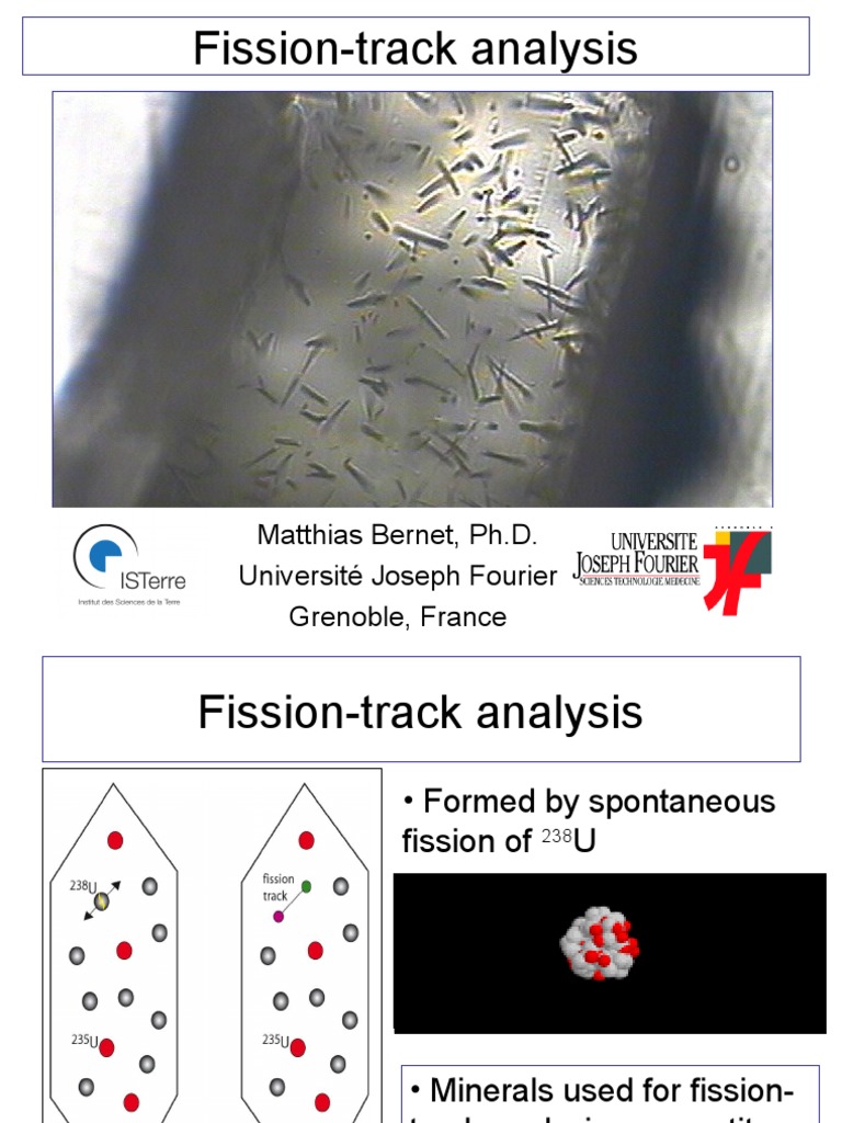 Fission-Track Analysis: Matthias Bernet, Ph.D. Université Joseph ...