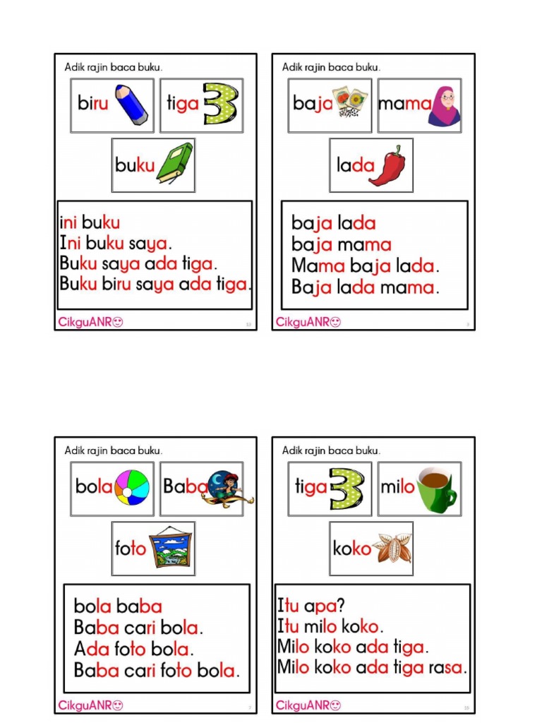 Latihan Membaca KVKV | PDF