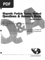 ASNT Level 2 Magnetic Particle Testing Study Guide | PDF | Applied And ...