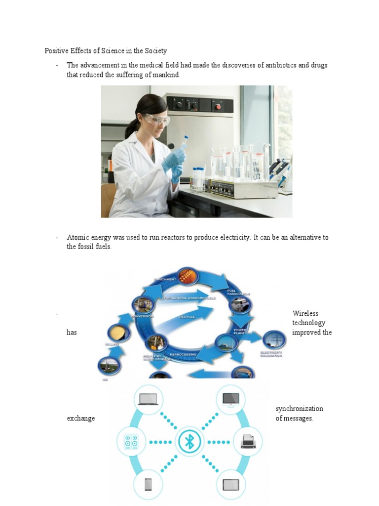 Positive and Negative Effects of Science in The Society | PDF