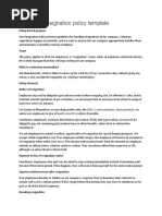 Leave Policy Template For Human Resources | PDF | Parental Leave | Sick ...