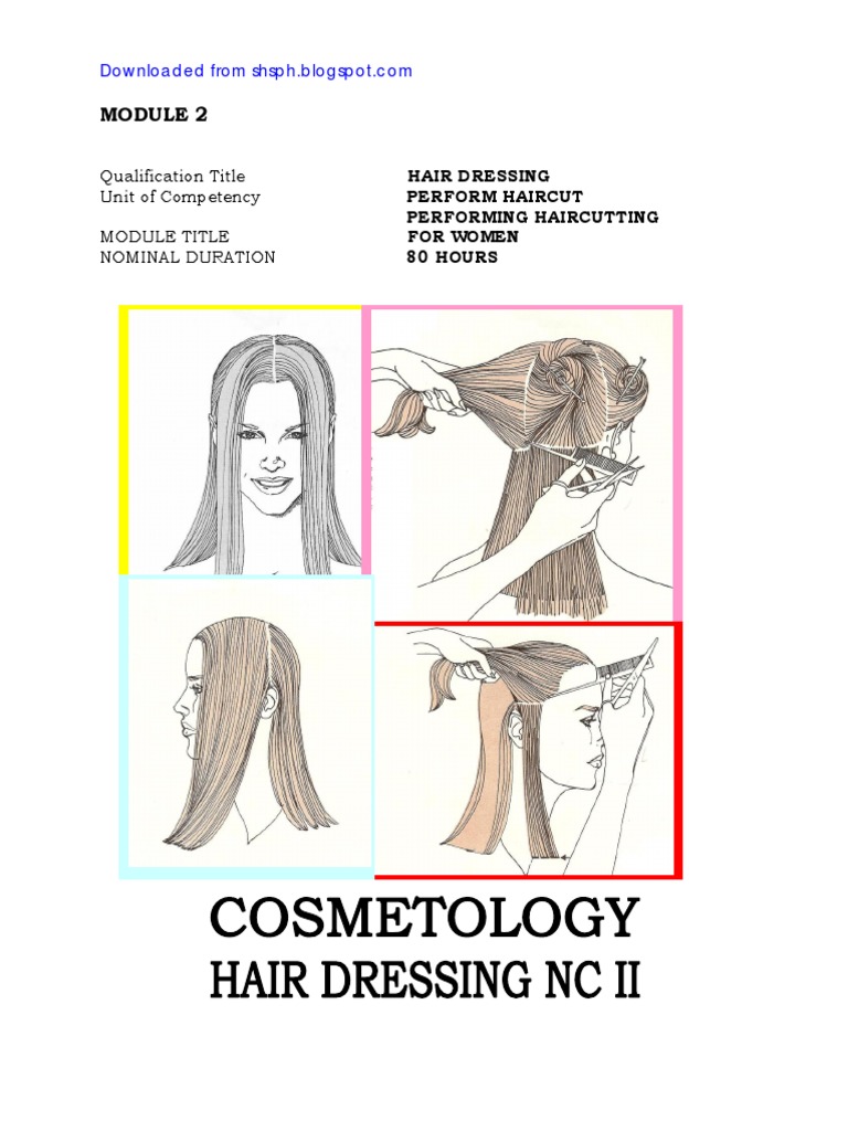 2 Performing Hair Cutting For Women PDF | PDF | Hairstyle ...