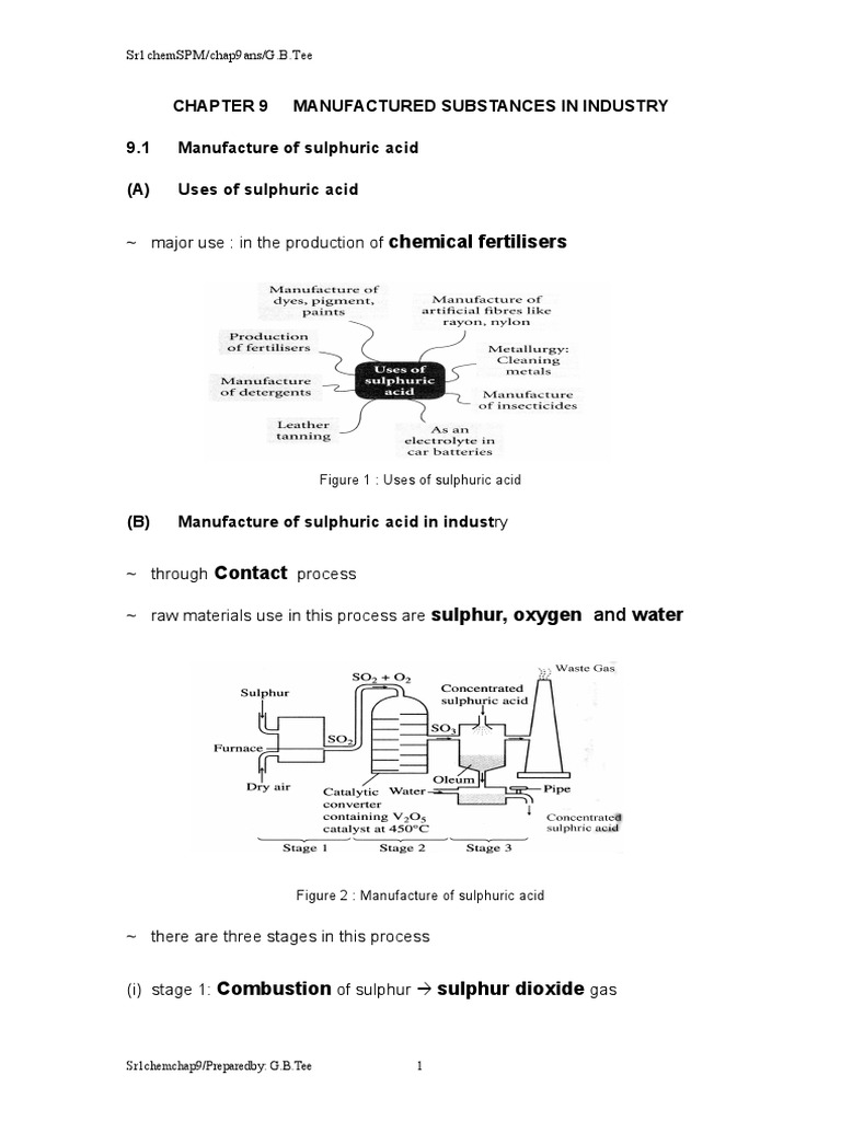 Chap9 Student | PDF | Sulfuric Acid | Ammonium
