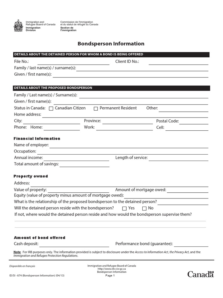 Detention Review - Bondsperson Information Jul 15-13 | PDF