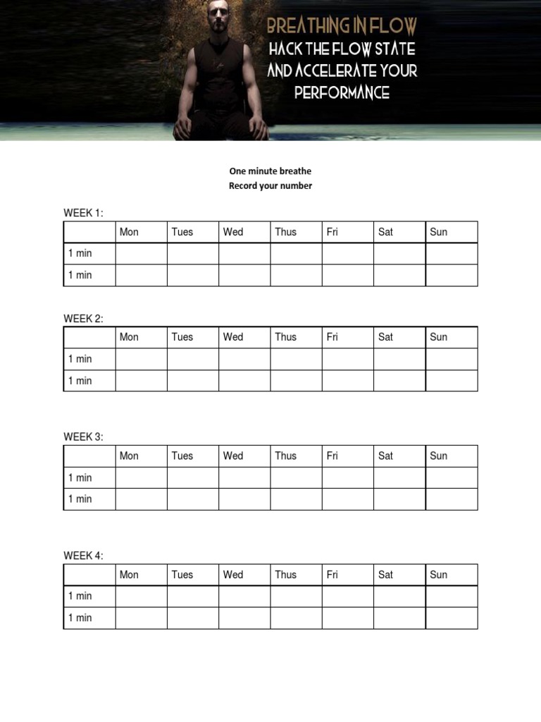 OMB - WALL CHART - The One-Minute Breathe
