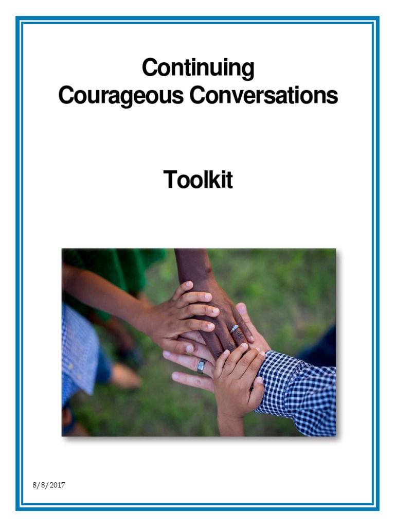 Toolkit For Courageous Conversations | PDF | Race (Human Categorization ...