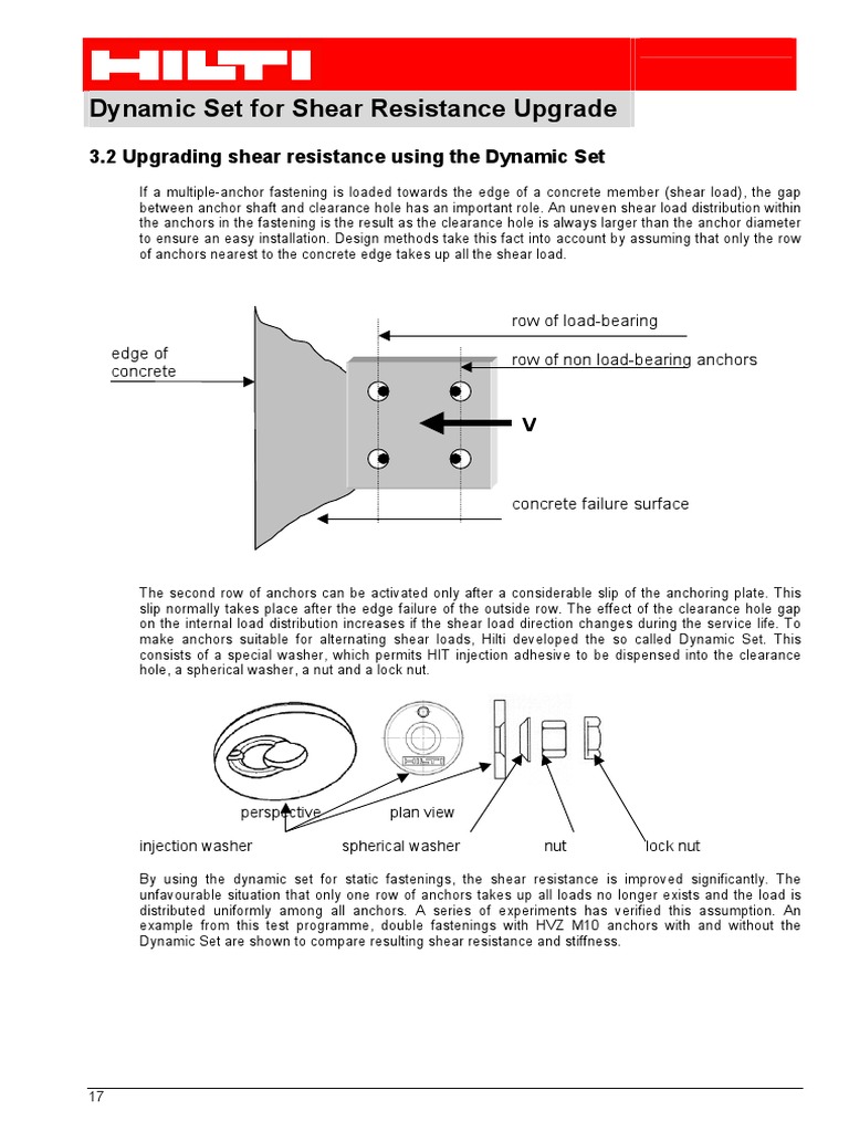 Dynamic Set For Shear Resistance Upgrade | PDF | Nut (Hardware ...