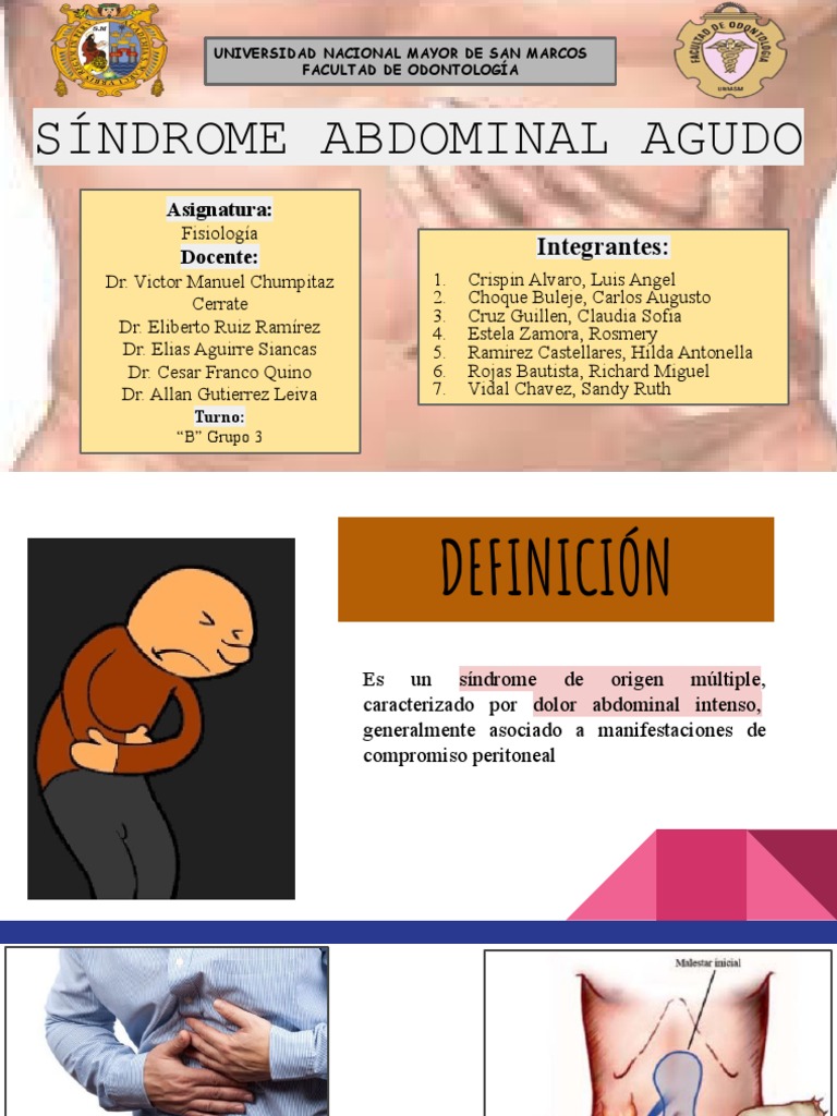 Sindrome Abdominal Agudo | PDF | Dolor | Abdomen