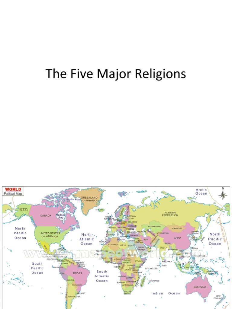 The Five Major Religions | PDF | Jesus | Torah