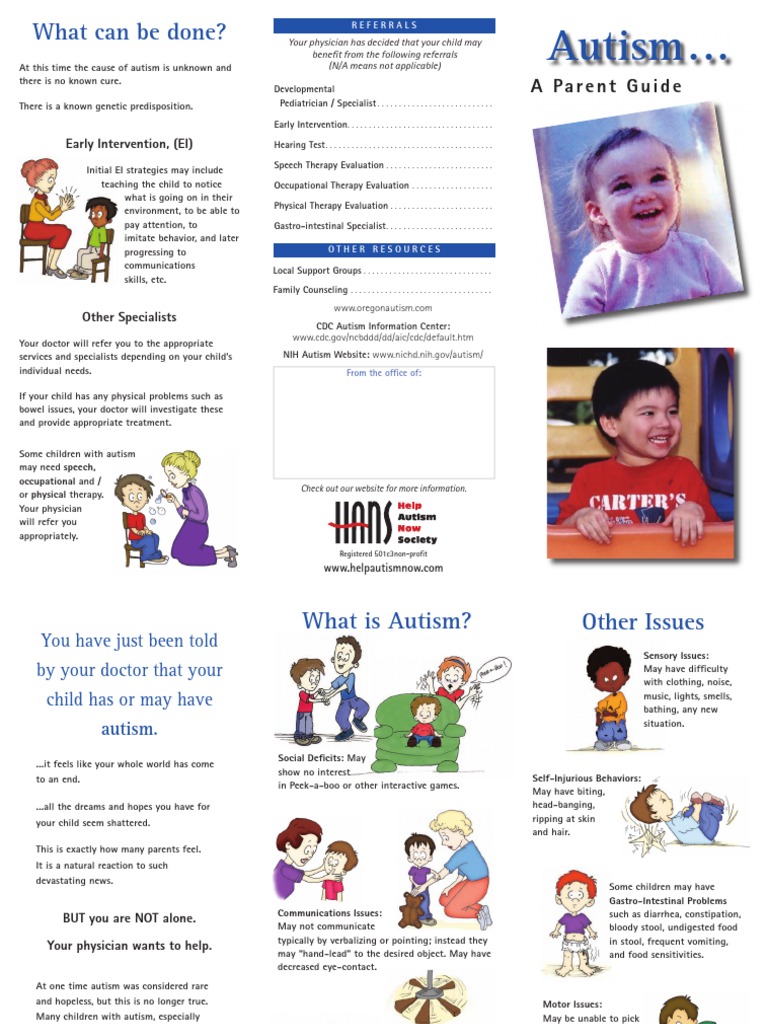 Parent Brochure PDF | PDF | Autism | Neuroscience