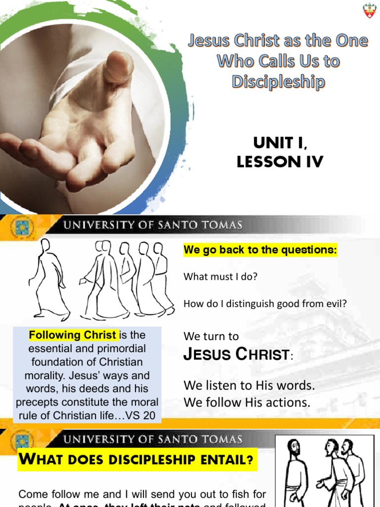 1.4 Jesus As The One Who Calls Us To Discipleship | PDF | Disciple ...