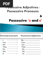 Possessive Pronouns Vs Possessive Adjectives Grammar Drills Grammar ...