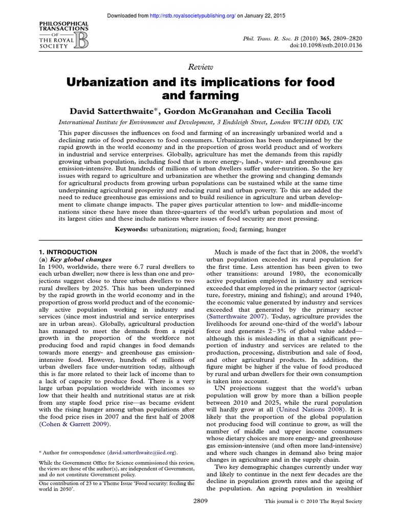 11 Urbanization and Its Implications | PDF | Urbanization | Poverty