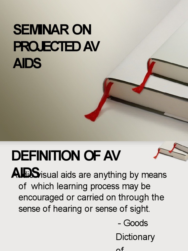Seminar On Projected Av Aids | PDF | Equipment | Optics