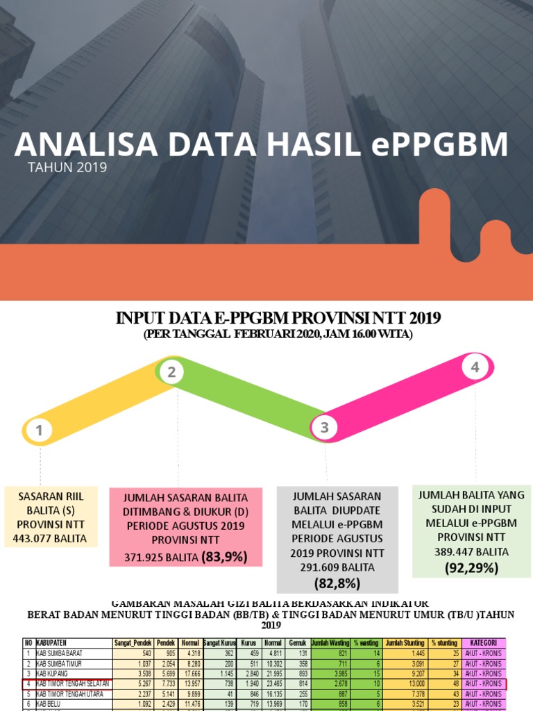 Analsisi Provinsi NTT (ePPGBM 2020) IR 3 | PDF