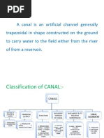 Canal Cross Sections and Berms Overview | PDF | Concrete | Soil Mechanics