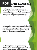 PAGBABALANGKAS | PDF