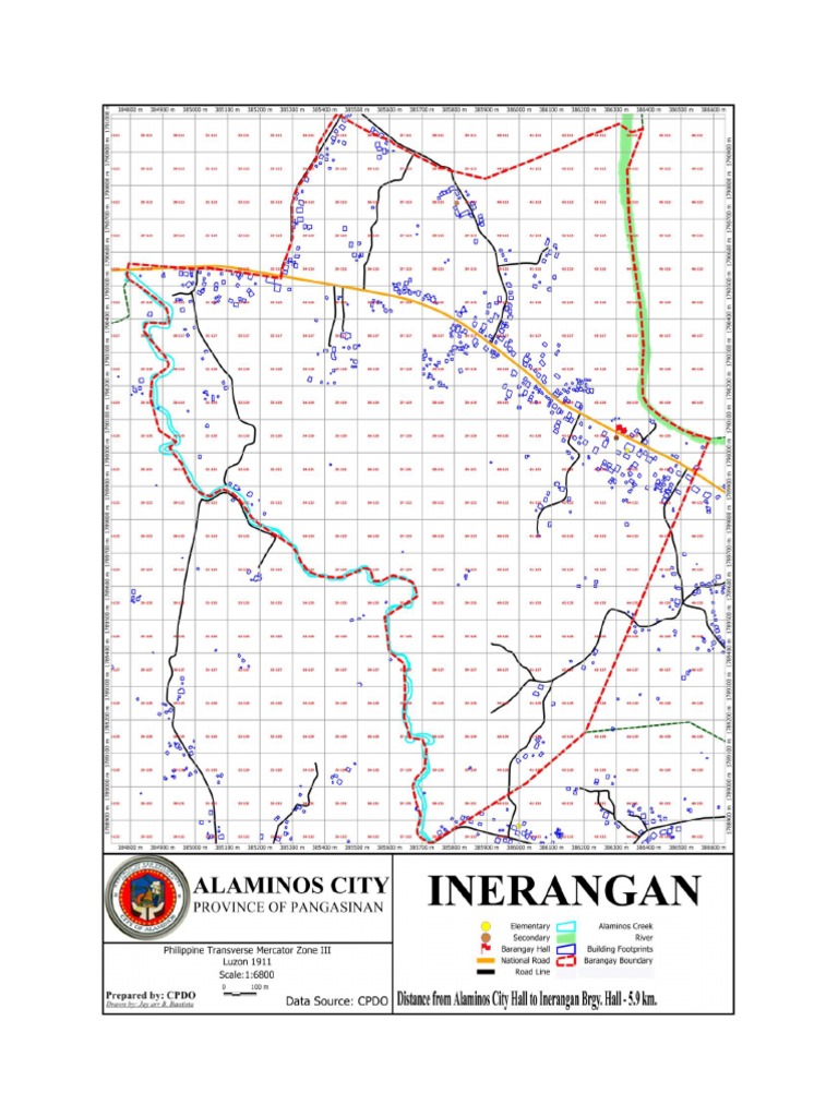 Map of Alaminos City and Its Barangays | PDF