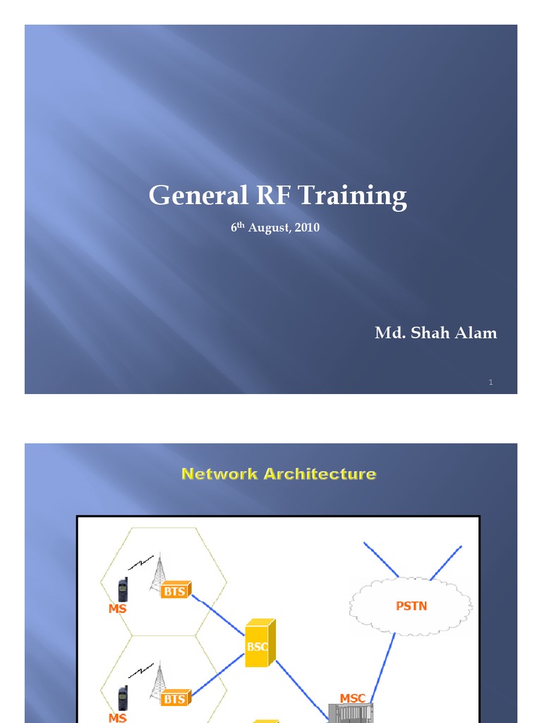 General RF Training: Md. Shah Alam | Download Free PDF | Antenna (Radio ...