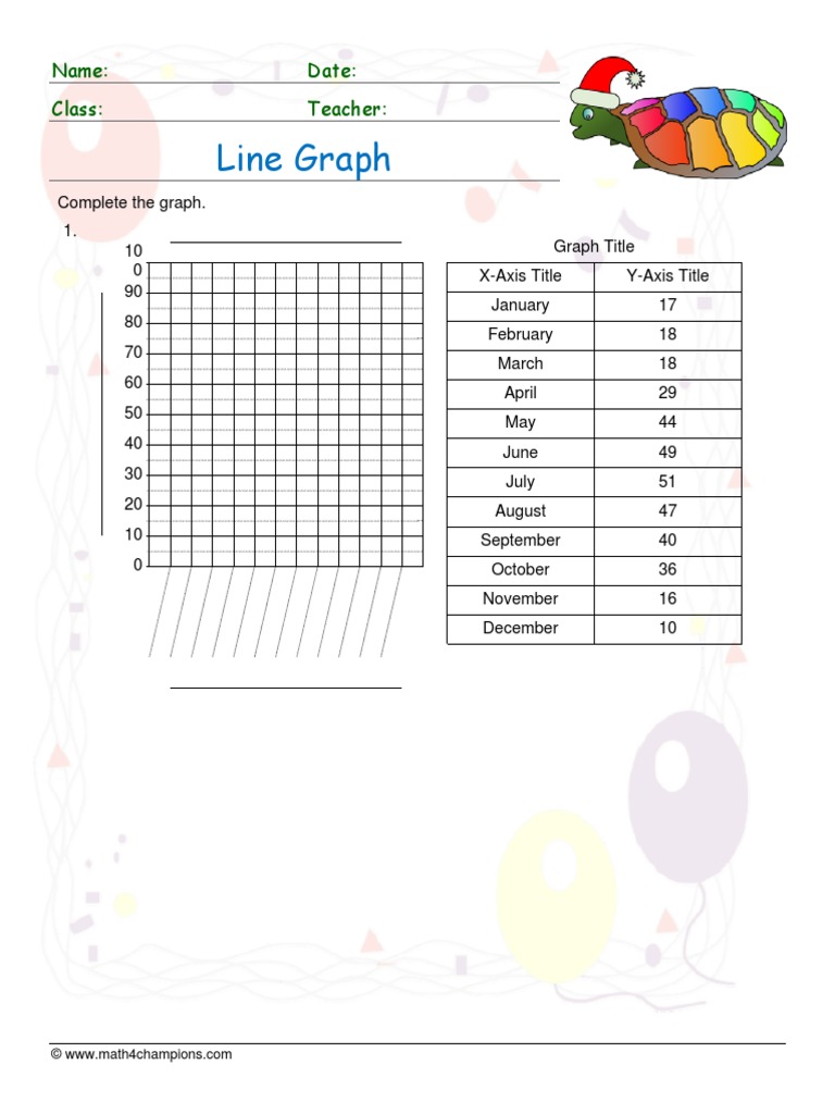 Line Graph: Name: Date: Class: Teacher | PDF | René Descartes ...