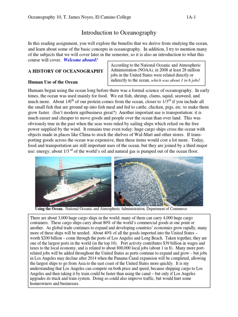 Introduction to Oceanography Basics | PDF | Plankton | Phytoplankton