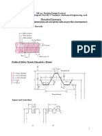Drawing Screw Threads in AutoCAD | PDF