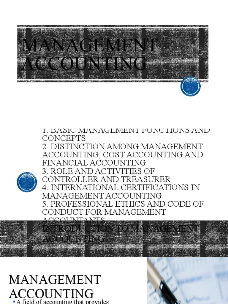 Introduction To Management Accounting | PDF | Management Accounting ...
